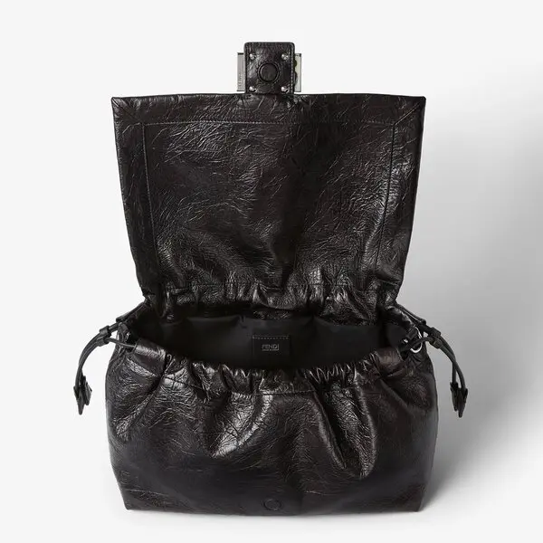 Fendi Baguette® Soft Large Crackled Leather Bag